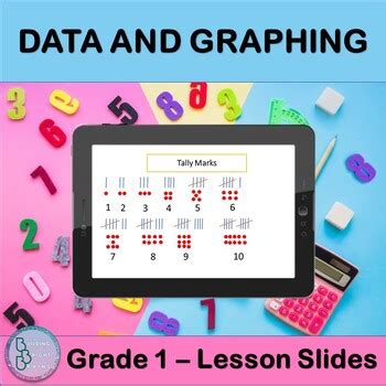 Data And Graphing PowerPoint Lesson Slides Tally Chart Pictograph Bar Graph