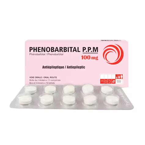 Phenobarbital P P M 100mg 2 Vỉ X 10 Viên Điều Trị động Kinh