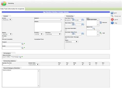 Campaign Activities Internal Mail Merge And Telesales Sage Crm Hints Tips And Tricks Sage