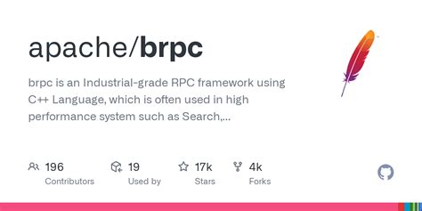 Github Apache Brpc Brpc Is An Industrial Grade Rpc Framework Using
