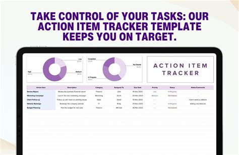 Action Item Tracker Template In Excel Google Sheets Download Template Net