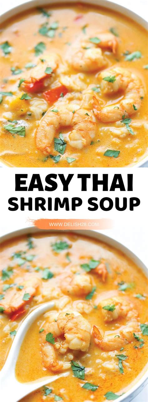 Easy Thai Shrimp Soup