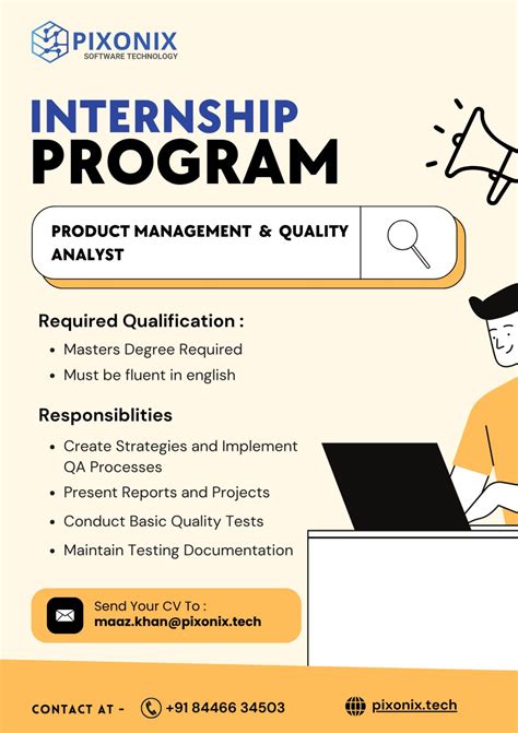 Internship Hiring Productmanagement Qualityanalyst Nagpurjobs Pixonix Software Technology