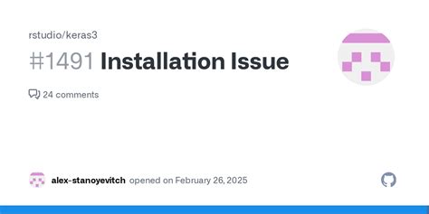 Installation Issue Issue Rstudio Keras Github