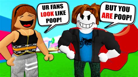 She Bullied My Fan So I Roasted Her As Bacon Man Roblox Admin Commands Funny Moments Youtube