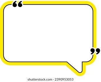 Quote Box Frame Speech Bubbles Quotation Stock Vector Royalty Free 2390953053 Shutterstock