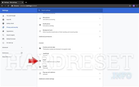 How To Enable Flash In Google Chrome How To HardReset Info