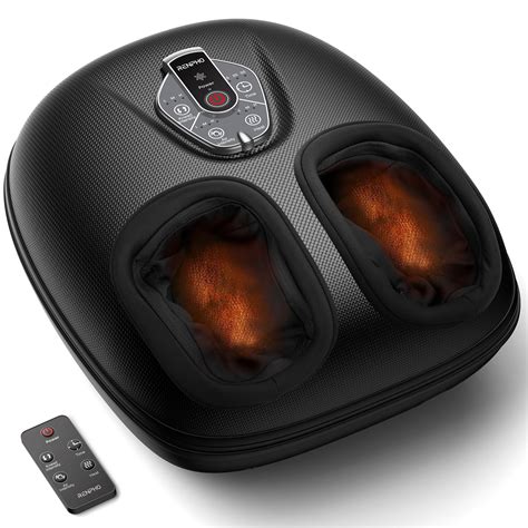 Renpho Shiatsu Foot Massager With Heat 2025 Upgraded Deep Kneading Foot Massager Machine With