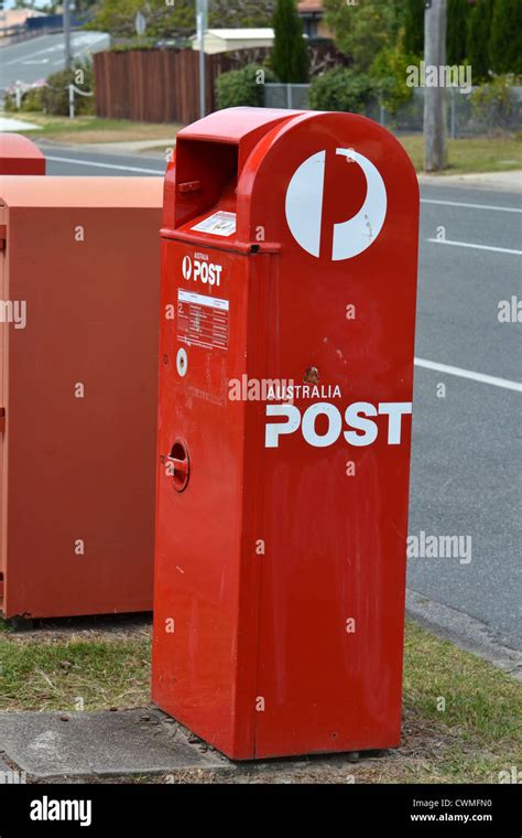 Australian Post Mail Boxes Stock Photo Alamy