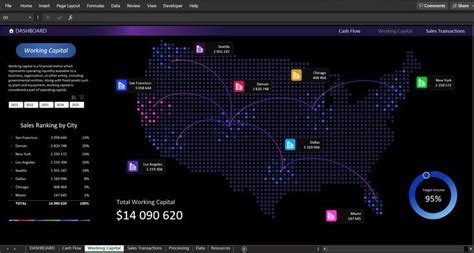 Example Of Creating Simple Interactive Map Chart In Excel Interactive