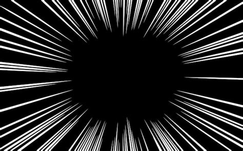 검정색 배경 효과 선에 흰색 집중 선 프리미엄 벡터