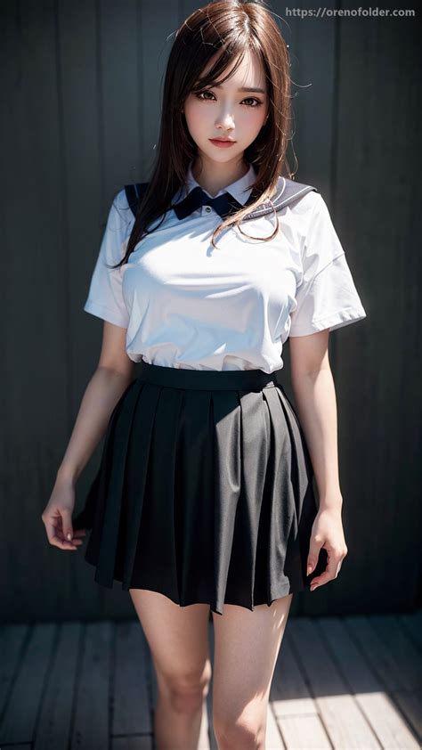 Jk セーラー服 セミロング ミニスカ 制服 夏服 巨乳 着衣 着衣巨乳 茶髪 俺のエロ画像フォルダー