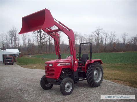 2009 Mahindra 4025 W Ml 232 Qt Loader Bucket And Joystick