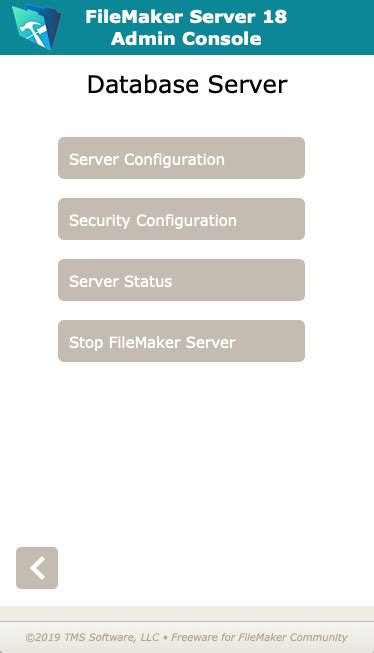 Tms Software Llc Filemaker Server V V Admin Api App Current Solution