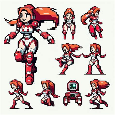 3000 8 Bit Robot Pictures