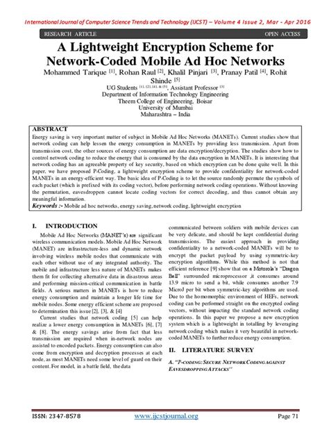 A Lightweight Encryption Scheme Pdf Transport Layer Security