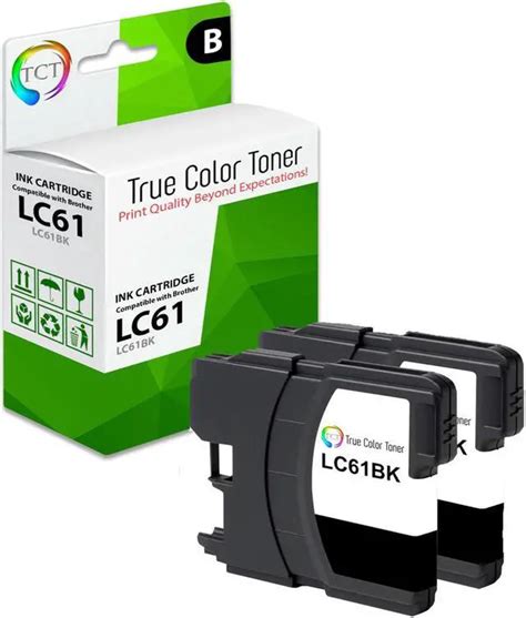 True Color Toner Lc61 Black Ink Cartridge 2 Pack Premium Compatible