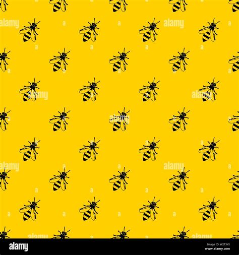 Honey Bee Pattern Vector Stock Vector Image And Art Alamy