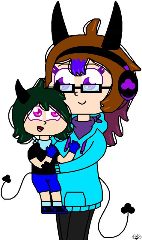 Ploy Oshi Carrying Flimmy Oshi By Arwenthecutewolfgirl On Deviantart