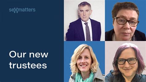 Sex Matters Appoints New Trustees Sex Matters