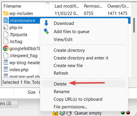 An Automated WordPress Update Has Failed To Complete Fix It