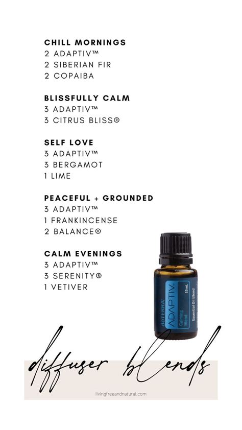 Adaptiv Diffuser Blends Essential Oil Diffuser Blends Recipes