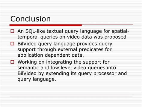 Ppt Rule Based Spatio Temporal Query Processing For Video Databases