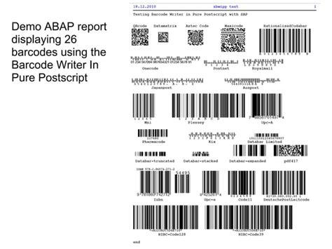Barcodes In SAP PPT
