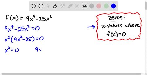 Solved In Exercises 23 32 Find The Zeros Of The Function Algebraically
