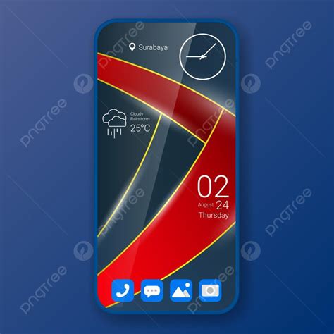 Modern Theme User Interface Realistic Smartphone Design Template Download On Pngtree