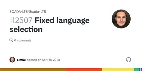 Fixed Language Selection · Issue 2507 · Scada Ltsscada Lts · Github