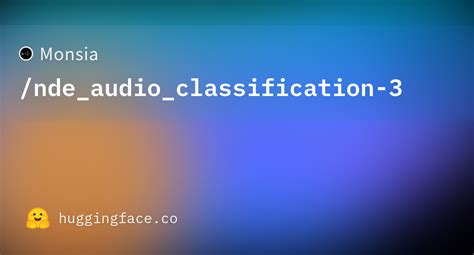 Commits Monsia Nde Audio Classification 3