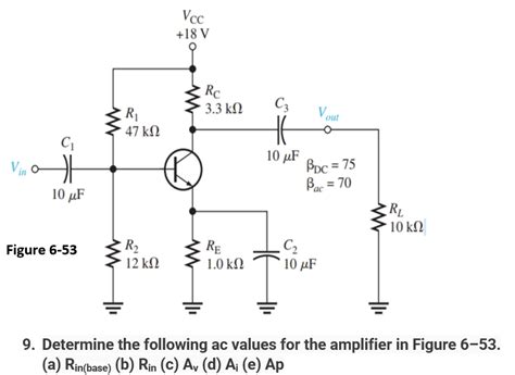 Solved Determine The Following Dc Values For The Chegg Com