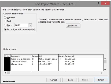 Ms Excel Text Import Wizard 3 Of 3 Madalincristianro
