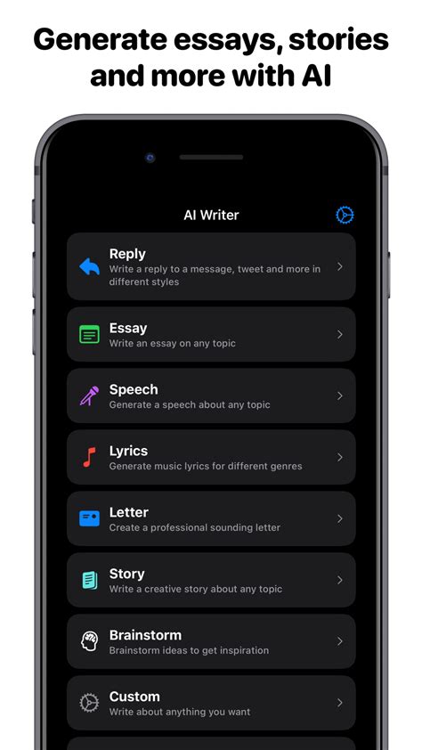 Ai Writer Ai Writing Assistant For Iphone Download