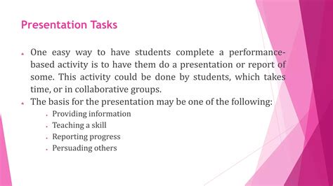 Performance Based Assessment Pptx