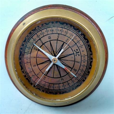 Ships Compass 1 Copper Glass Wood Catawiki