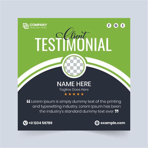 Creative Client Testimonial And Review Section Layout Design Customer Service Feedback And