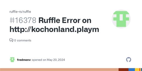Ruffle Error On Kochonlandplaymoafrmarcheaffordresphpachatsaactif · Issue 16378