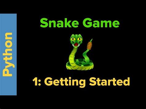 Python Game Programming Tutorial Snake Game Part YouTube