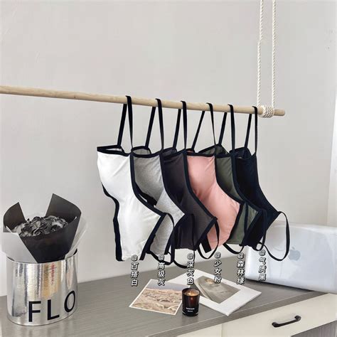 Fashion Comfortable Cotton Threaded Sexy Back Single Hook Bra Bralette