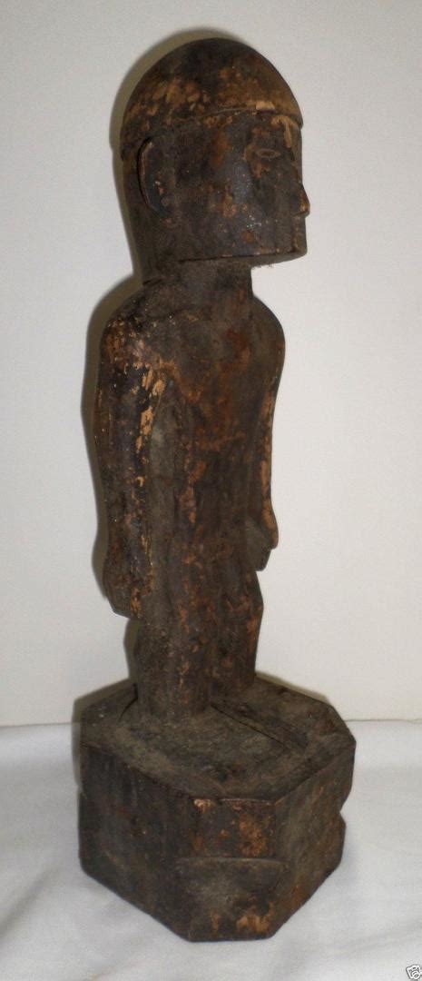 Antique Philippine Ifugao Igorot Rice Guardian Bulul Male Statue Narra Wood 1781053424