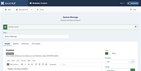 Administrator Modules Joomla Documentation