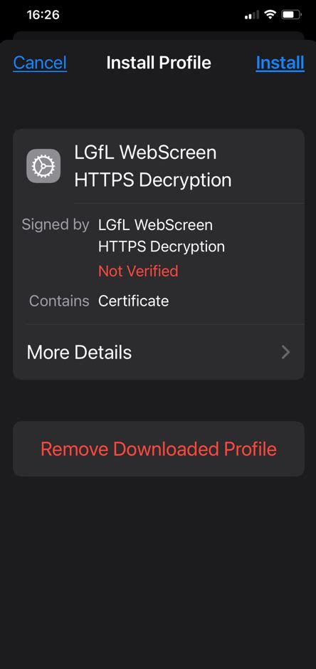 Installing Certificates