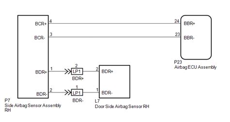 Lexus Nx Side Satellite Sensor Bus Lost Communication Rh B1642b1643b1647b1648 Airbag