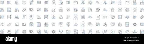 Equity Funds Line Icons Collection Investment Asset Growth Portfolio Returns Capital