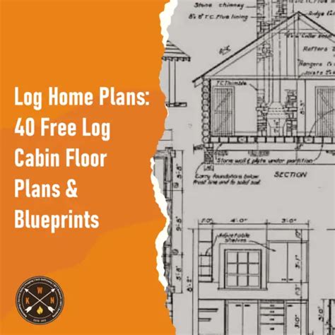 Log Home Plans 40 Free Log Cabin Floor Plans Blueprints Diy Log Cabin