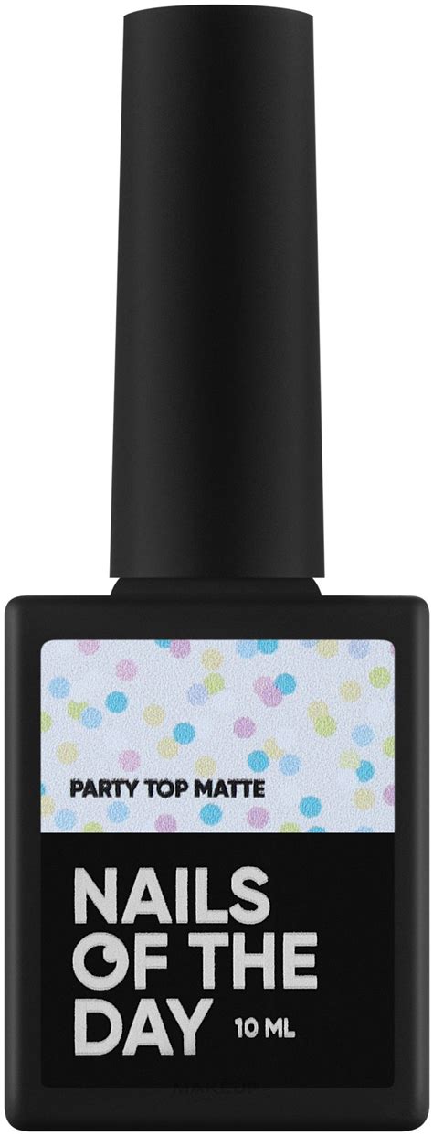 Nails Of The Day Party Top Matte - Топ матовый без липкого слоя: купить ...