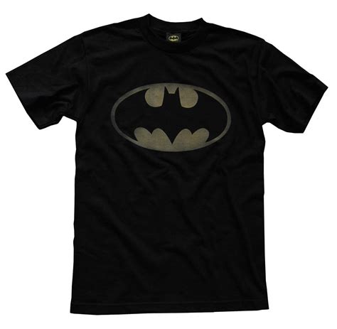 Batman Vintage Logo T Shirt Officially Licensed Mens Tee
