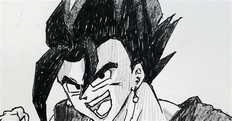 Dragon Ball Vegito ベジットを描いてみた！よっしゃーっ！ January 5th 2023 Pixiv